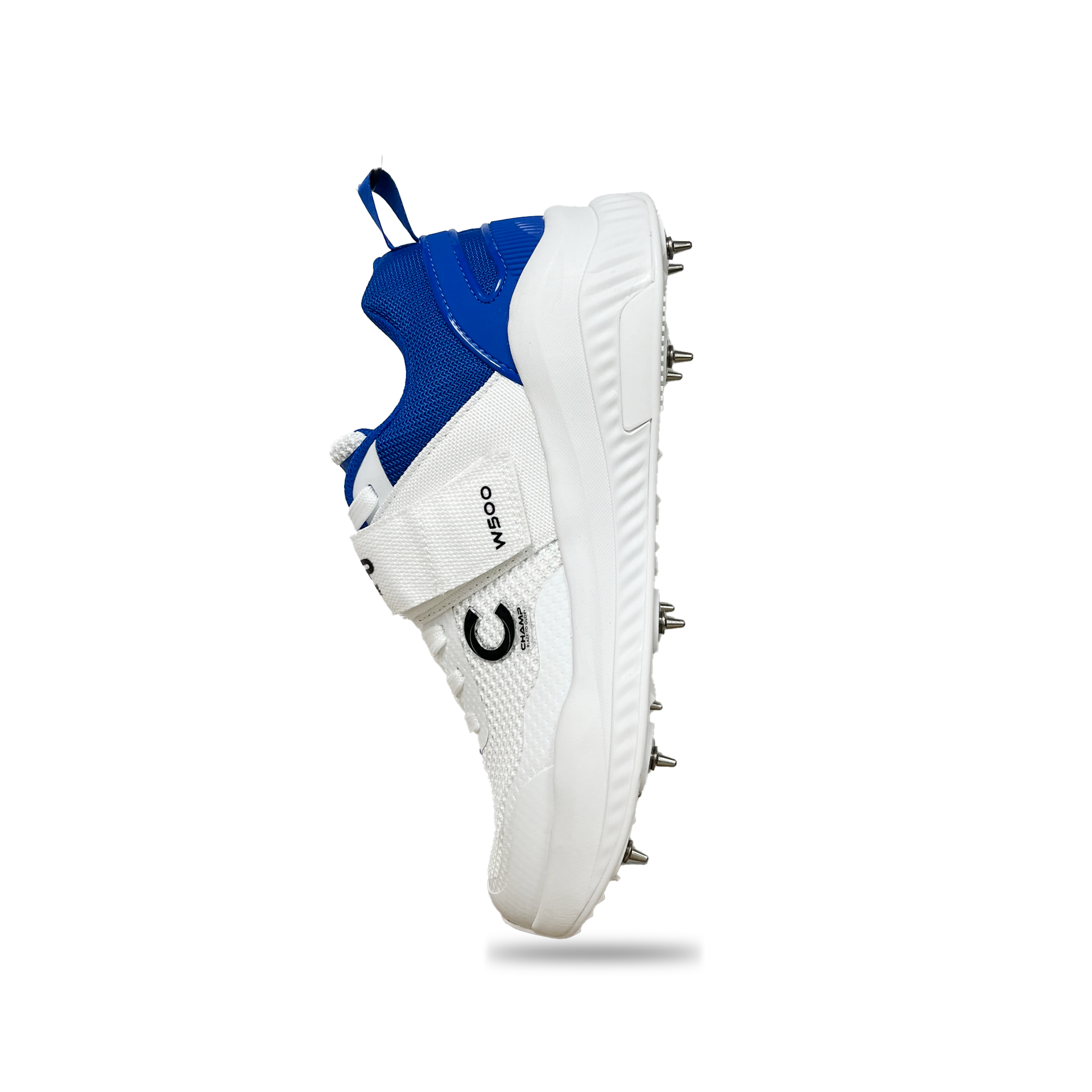 Champ W500 Bowling Spikes – White and Blue – Champ Sports SA