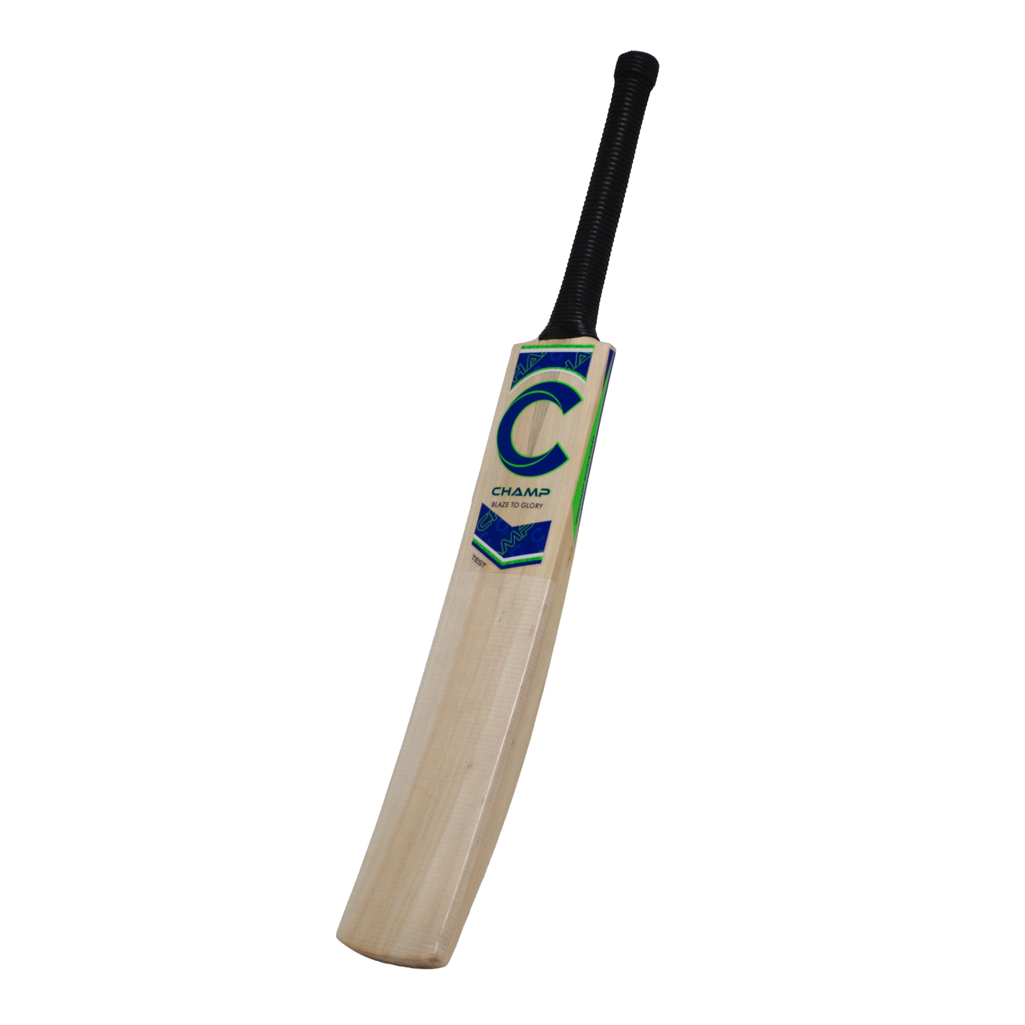 Champ Test English Willow SH – Blue /Green – Champ Sports SA
